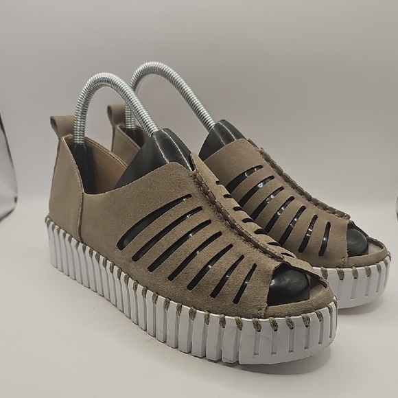 Ilse Jacobsen | Shoes | Tan Cutout Platform Shoes | Poshmark